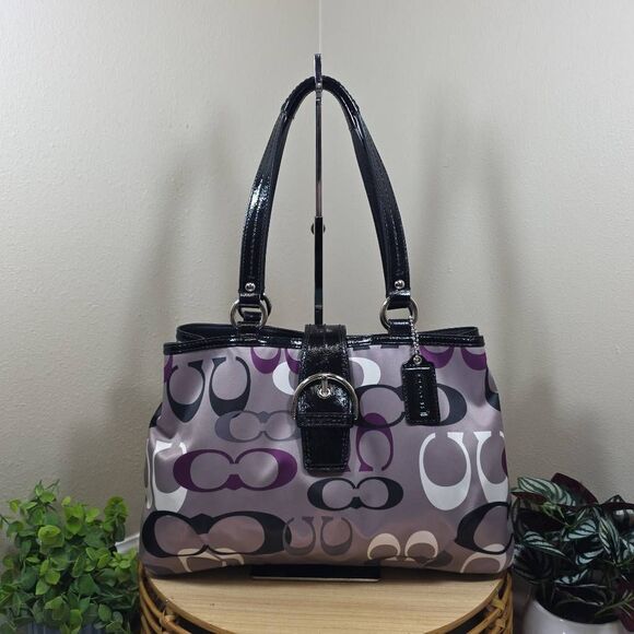 Coach | Bags | Coach Optic Print Signature Carryall | Poshmark